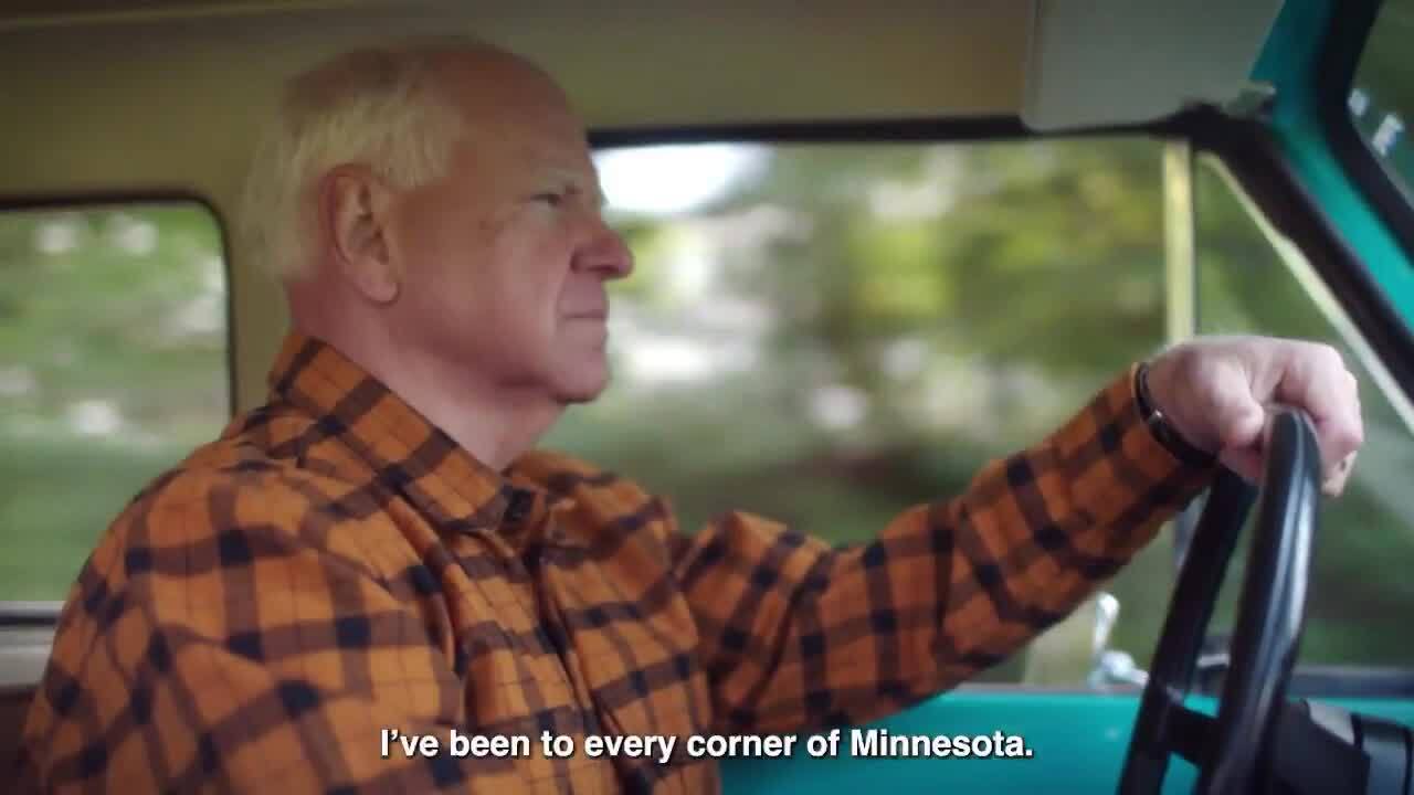 Tim Walz announces reelection bid: Video