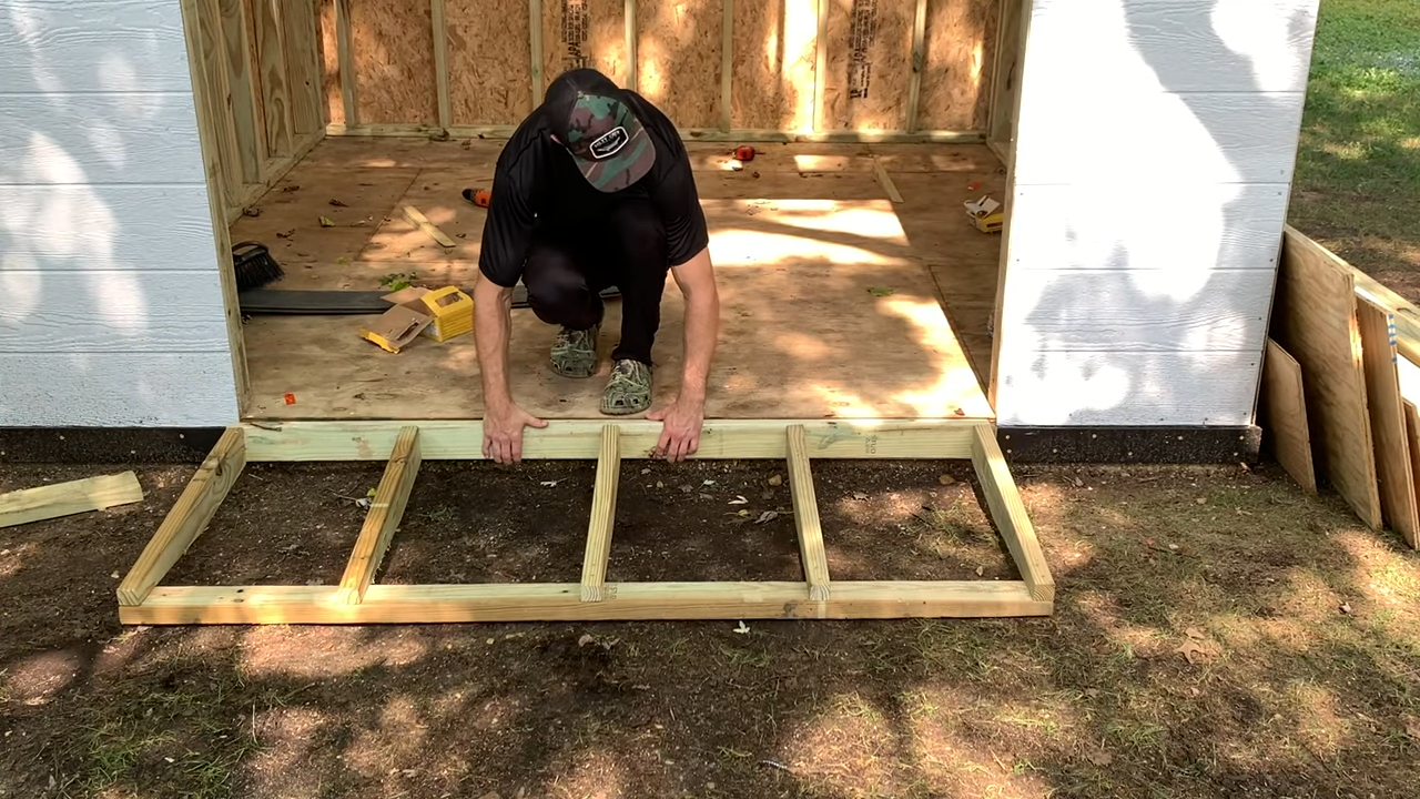 How to construct a shed ramp that lasts for years