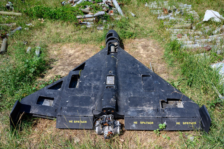 Ukraine says Russia's new jet-powered attack drone is full of foreign ...