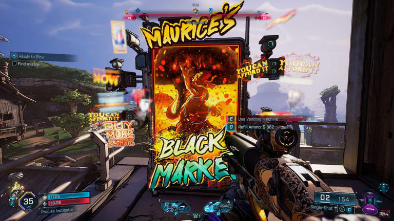 Where is Maurice's Black Market Vending Machine in Borderlands 4