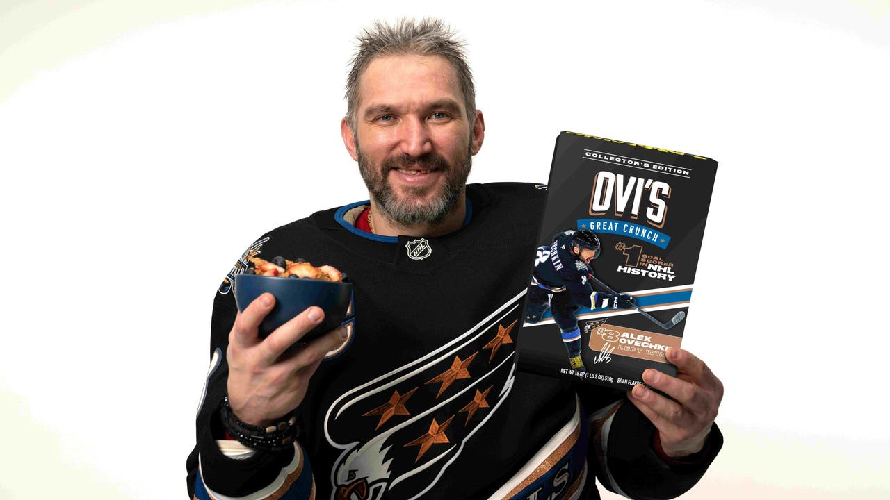 Ovi's Great Crunch: Washington Capitals' Alex Ovechkin launches limited ...