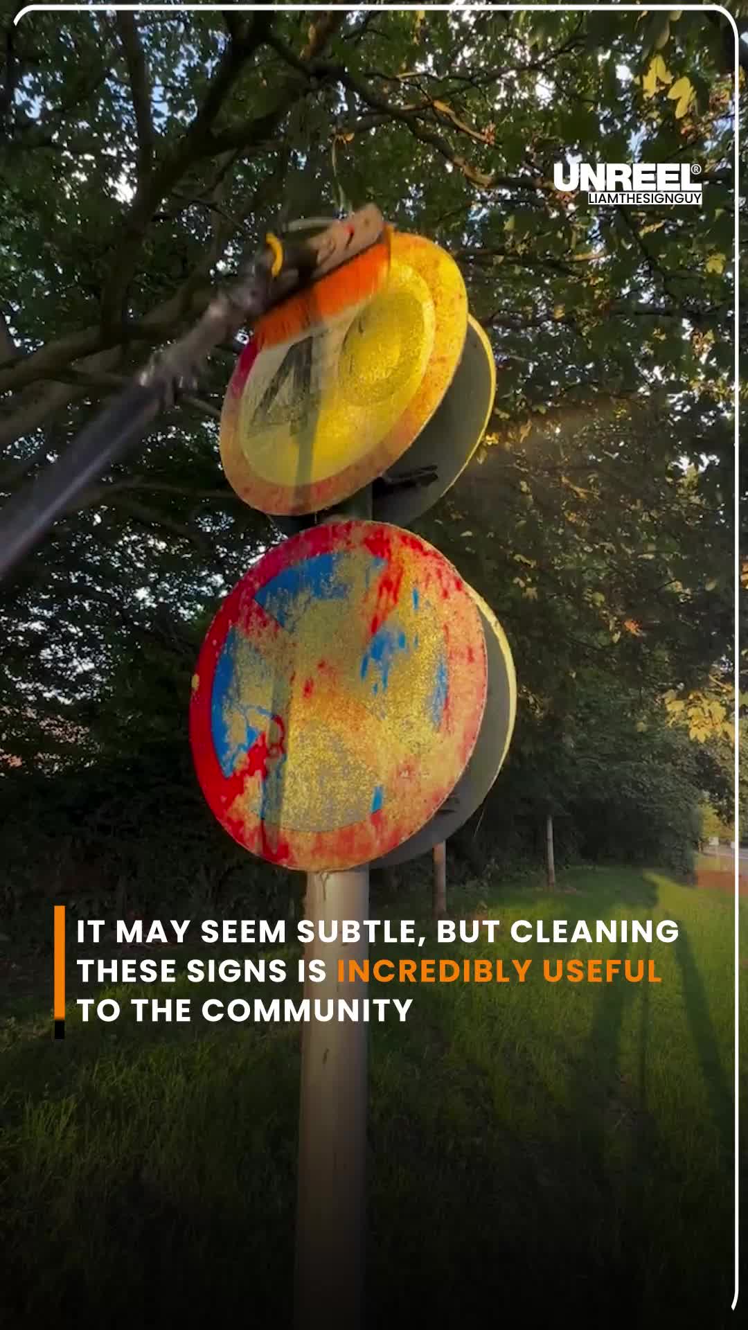 Unsung heroes: Transforming London's road signs with Liam the cleaner