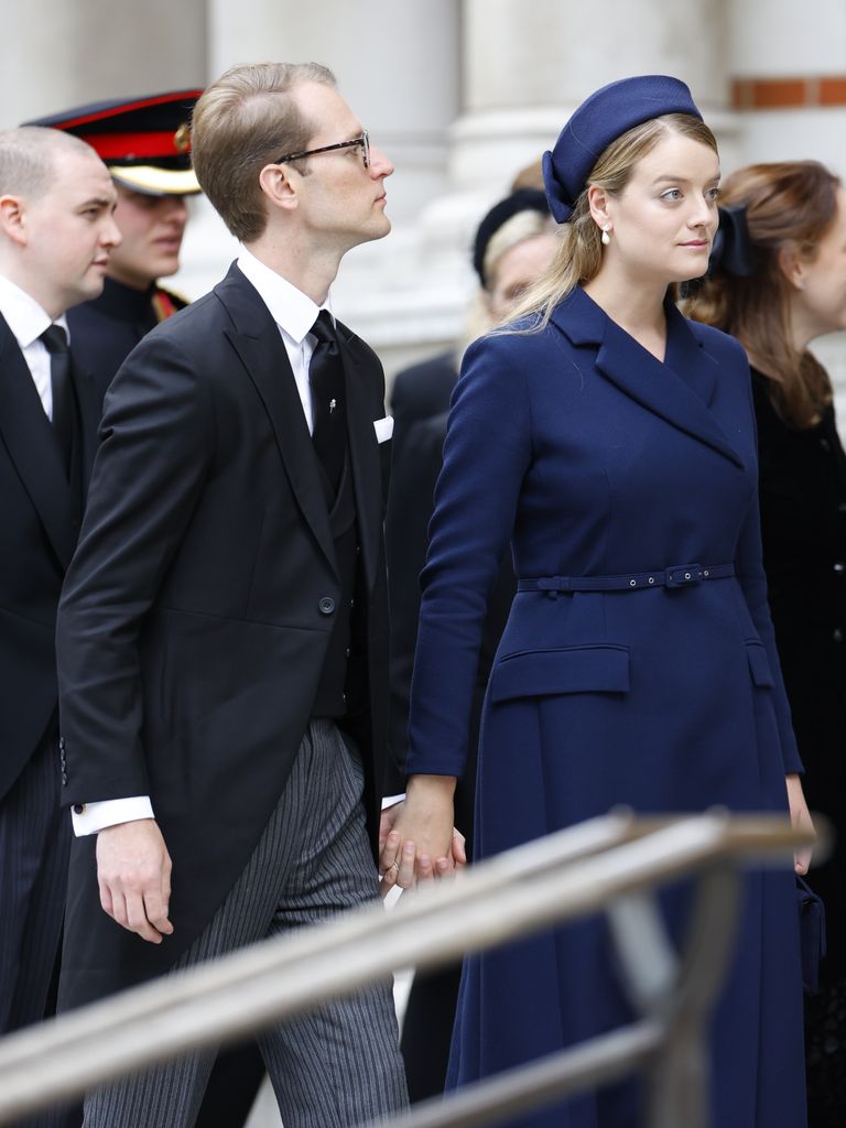 Did Flora Vesterberg break royal etiquette in her blue belted funeral ...