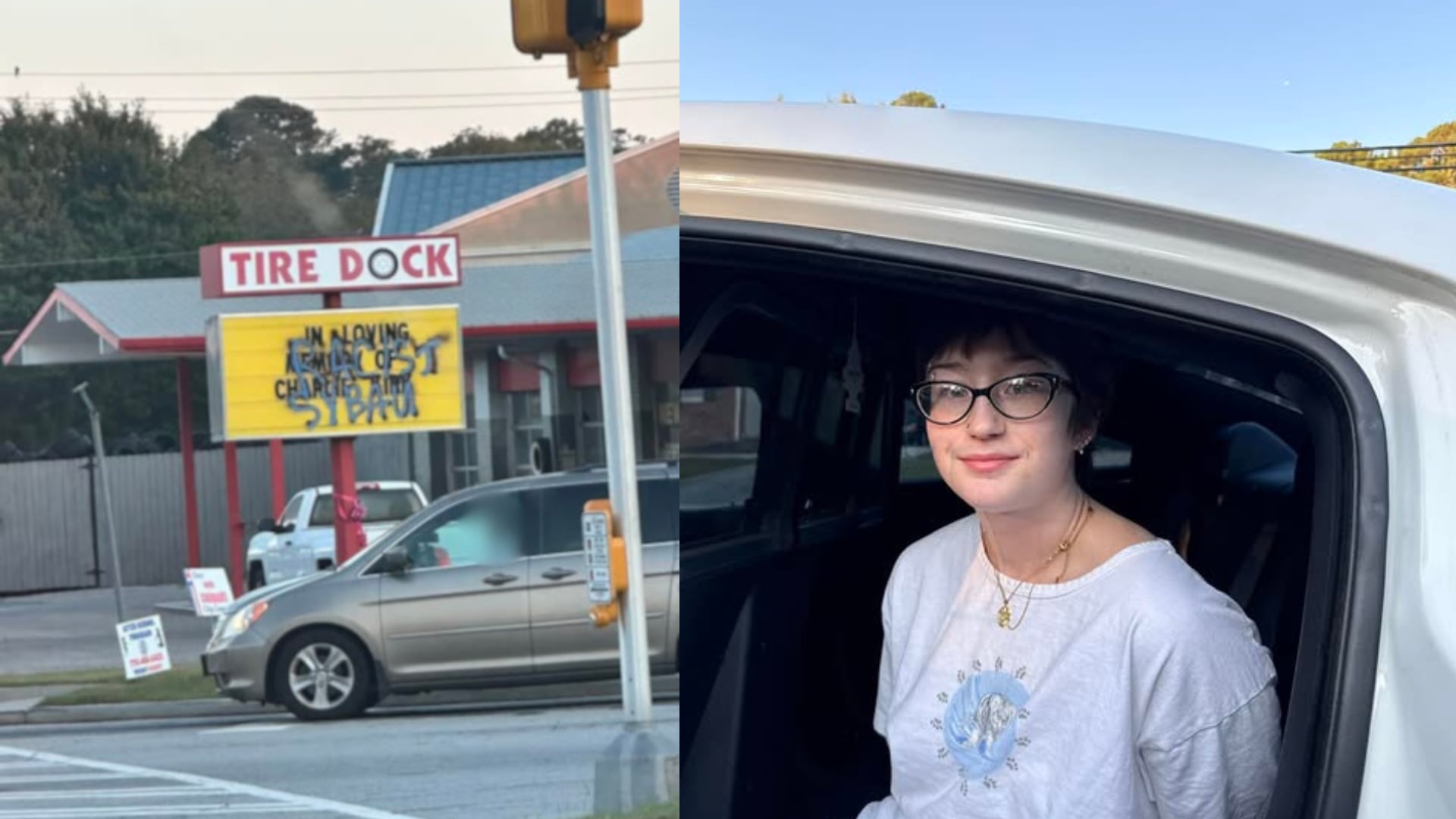Gwinnett woman arrested after Charlie Kirk memorial sign vandalized