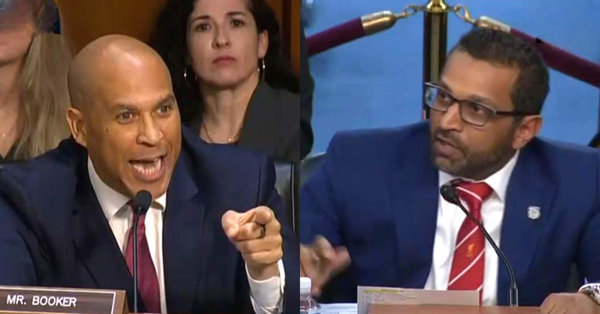 Cory Booker Explodes on Trump FBI Director in Epic Hearing Brawl