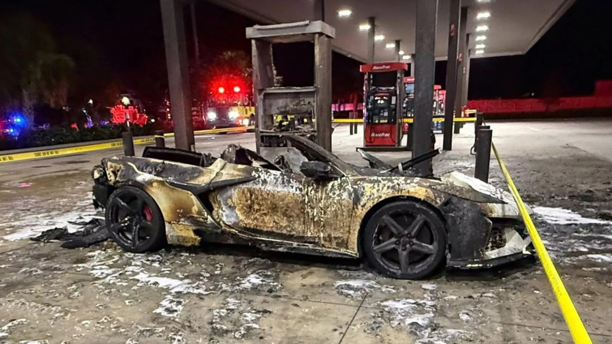 Corvette C8 Owners Report Cars Bursting Into Flames at Gas Stations
