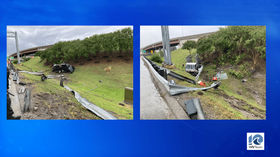 Two crashes at same location on I-64 in Hampton hours apart