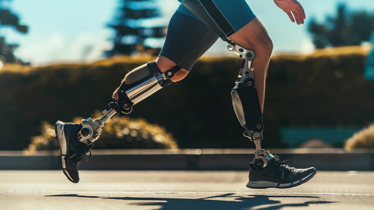 AI exoskeleton helps amputees run marathons