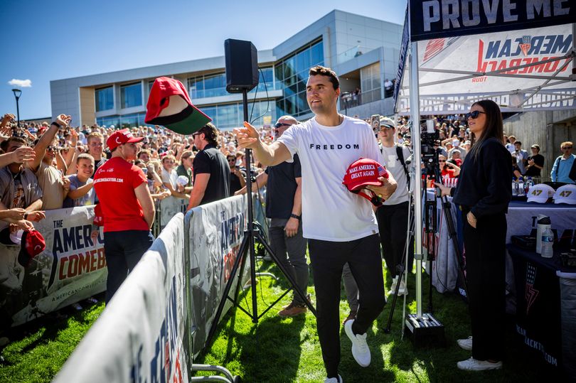 Charlie Kirk show is selling replicas of the shirt he was wearing when ...