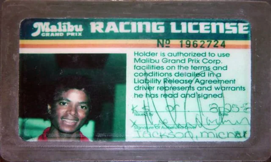 20 Vintage Photos of Celebrities’ Driver’s Licenses