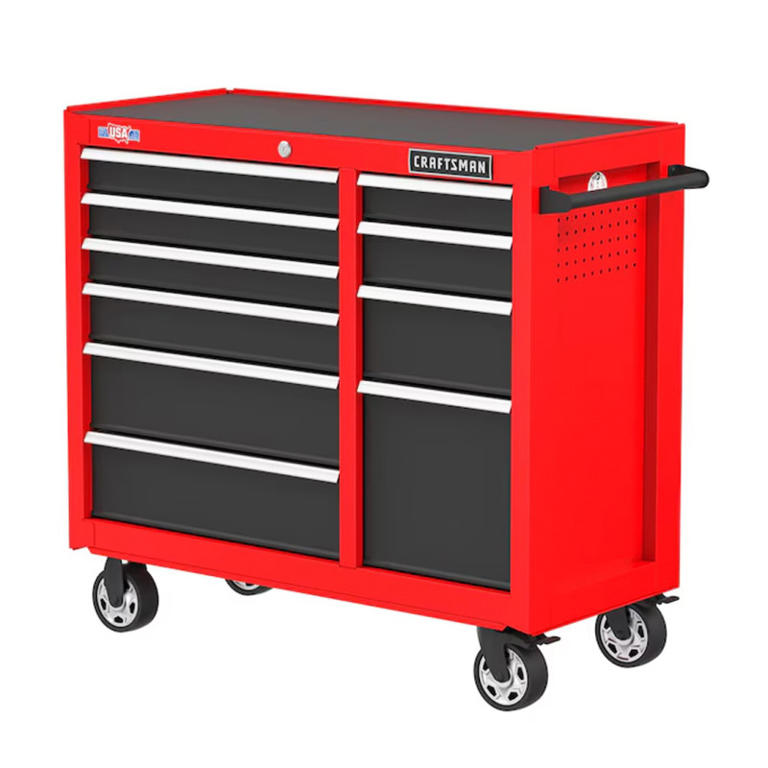 Craftsman's 10-Drawer Rolling Tool Cabinet Is $150 Off at Lowe's Right Now