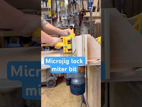 Microjig lock miter bit and my homemade router table #woodworking # ...