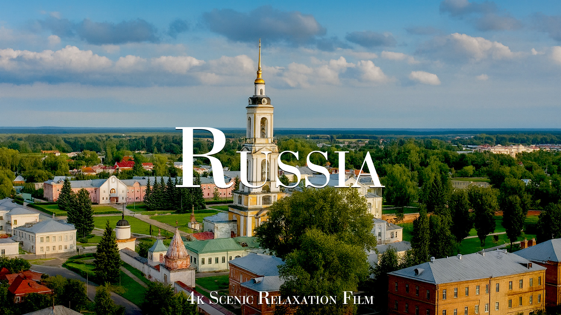 Rusko z ptačí perspektivy – 4K záběry krajiny