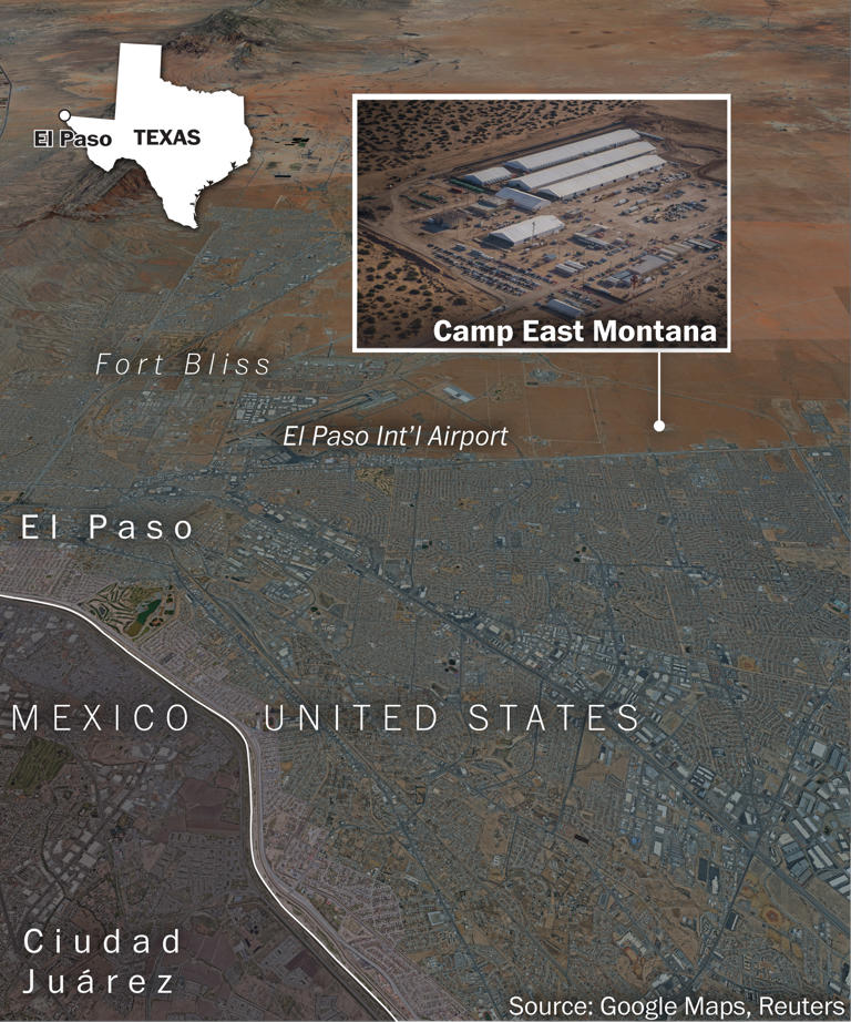 60 violations in 50 days: Inside ICE’s giant tent facility at Ft. Bliss