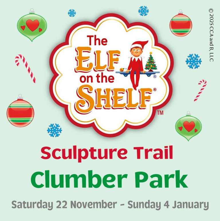 The Elf on the Shelf ® is coming to Clumber Park this Christmas