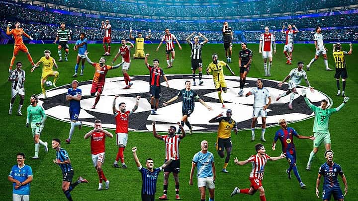 UEFA Champions League 2025-26 Points Table And Standings