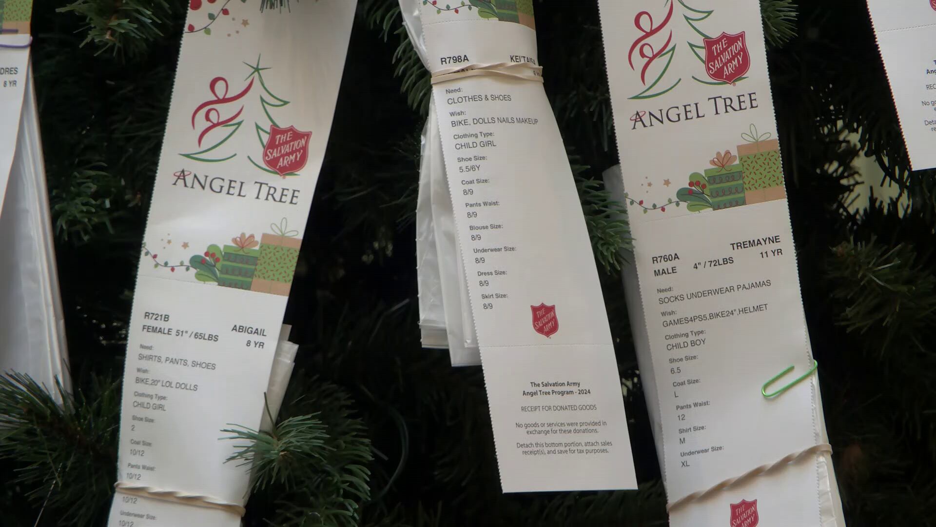 Applications for the Angel Tree begin Sept. 23