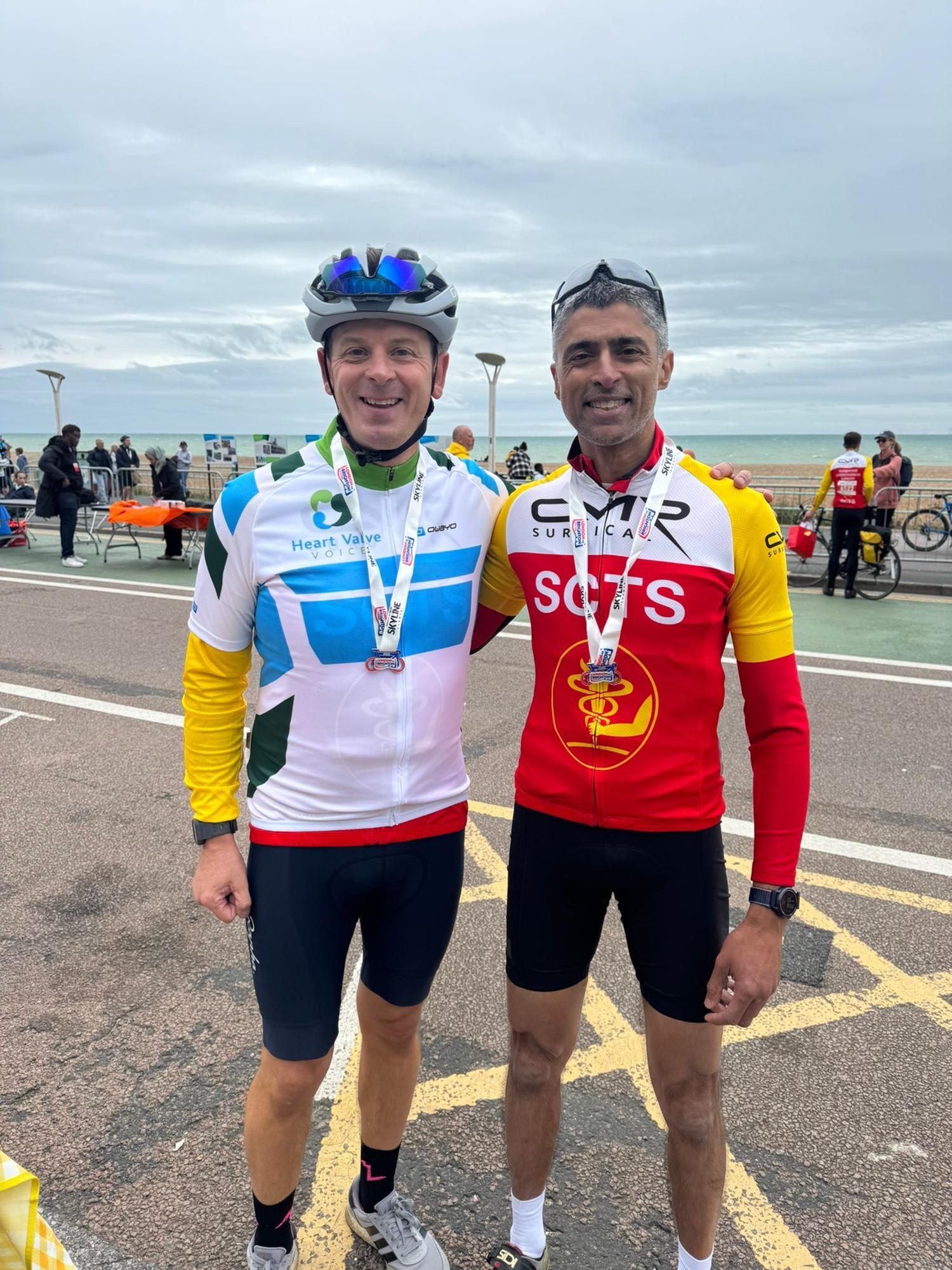 Cardiac surgeon and patient reunite on London to Brighton ride to ...