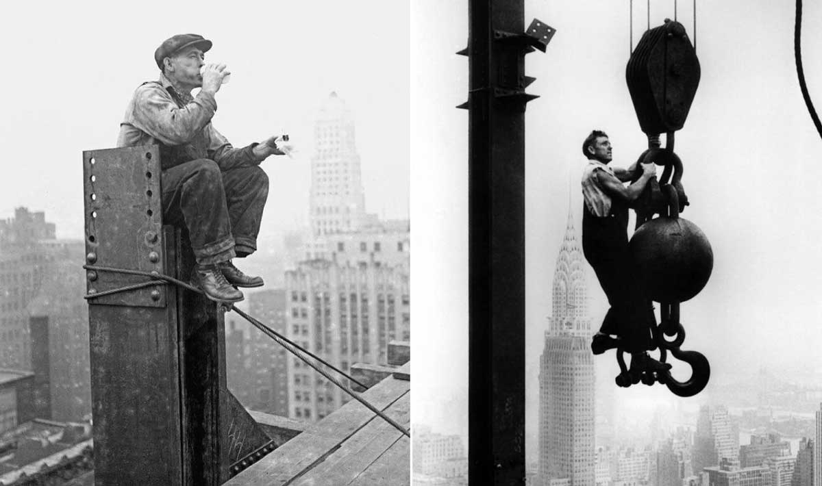 Photos of Construction Workers Who Had Nerves of Steel