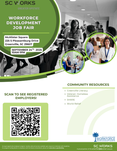 SC Works Job Fair Greenville