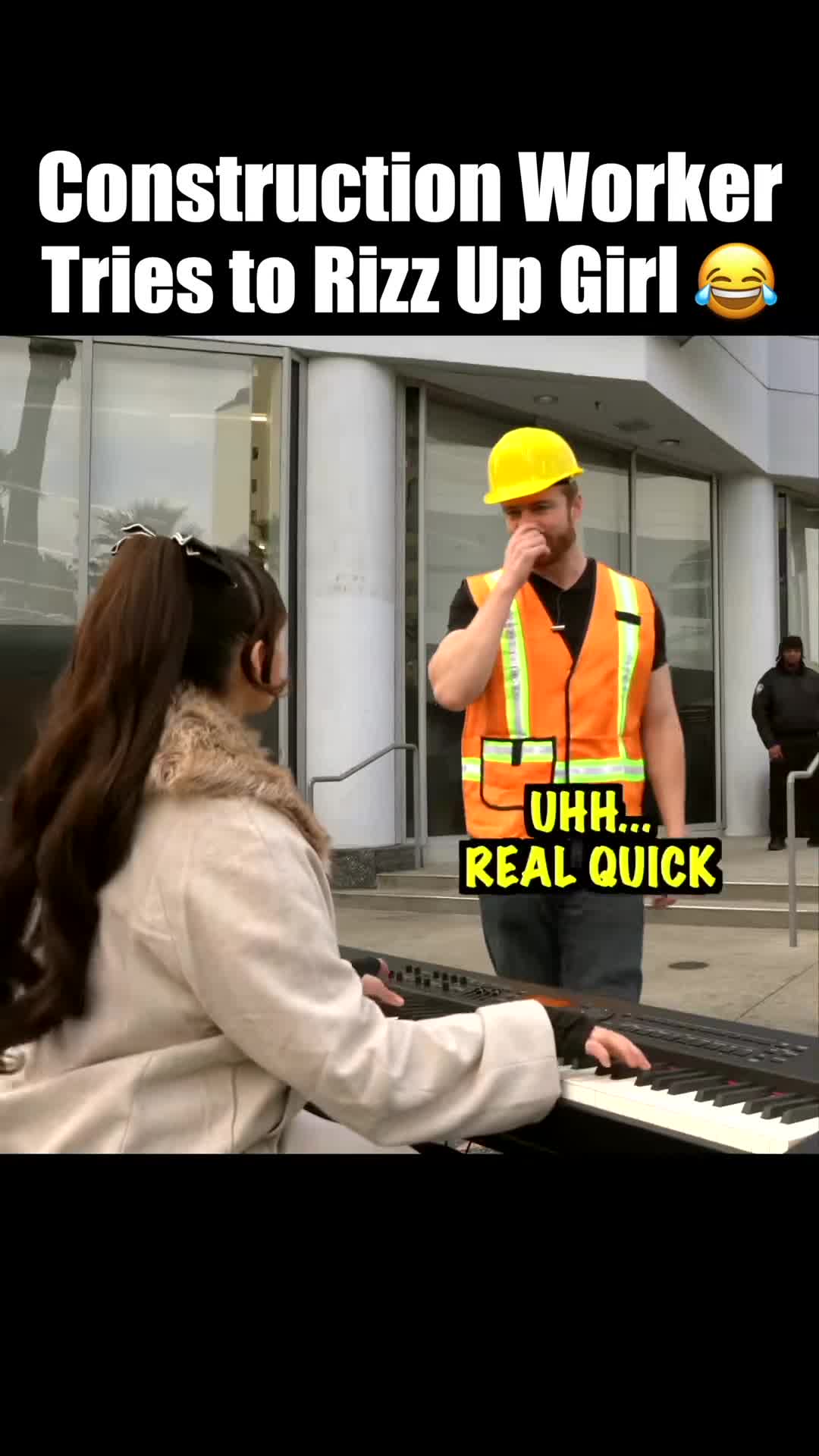 Watch her reaction to this unexpected tune!