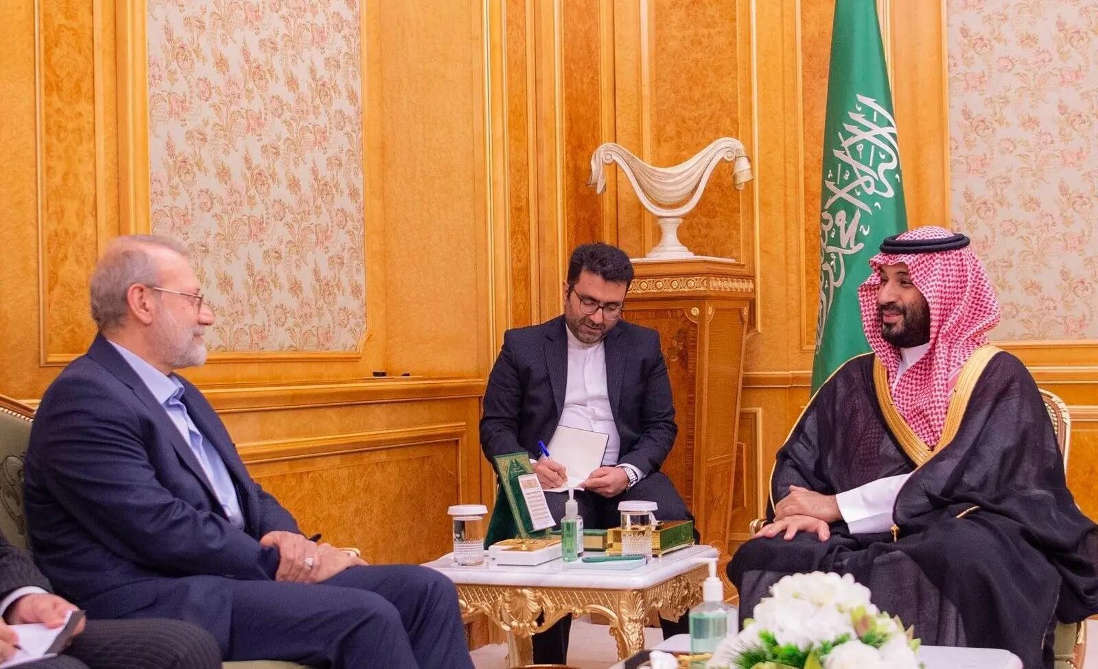 Iran's Ali Larijani meets Saudi Crown Prince in Riyadh as regional ...