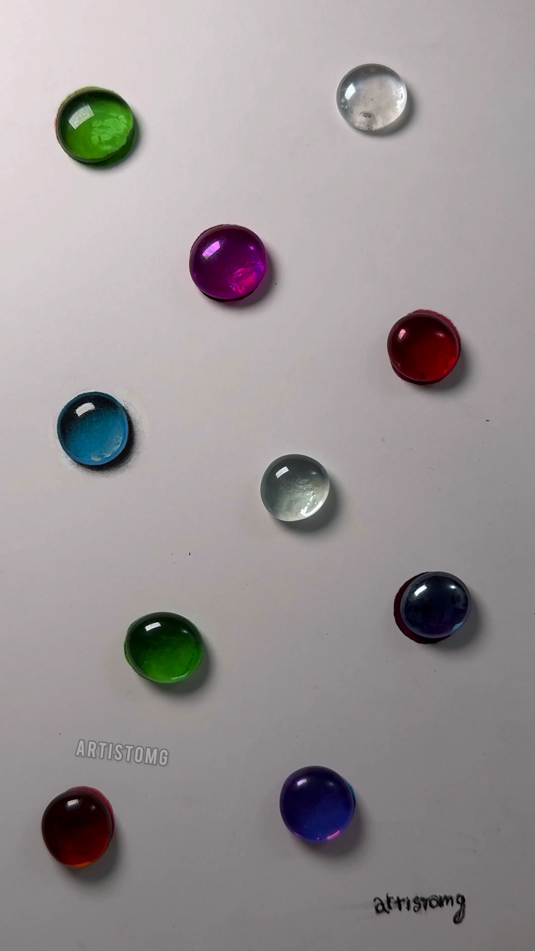 Crystal Drops in the Light