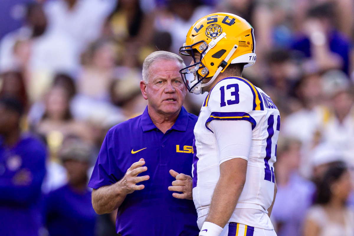 LSU's Brian Kelly Reveals Concerning Garrett Nussmeier News