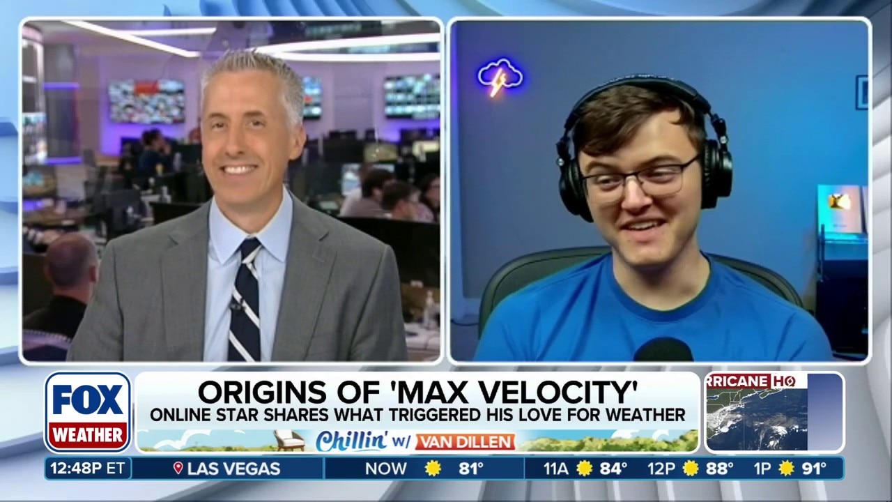 'Max Velocity' shares what inspired his love for weather