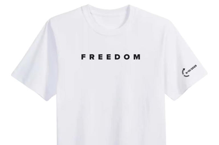 Charlie Kirk show is selling replicas of the shirt he was wearing when ...