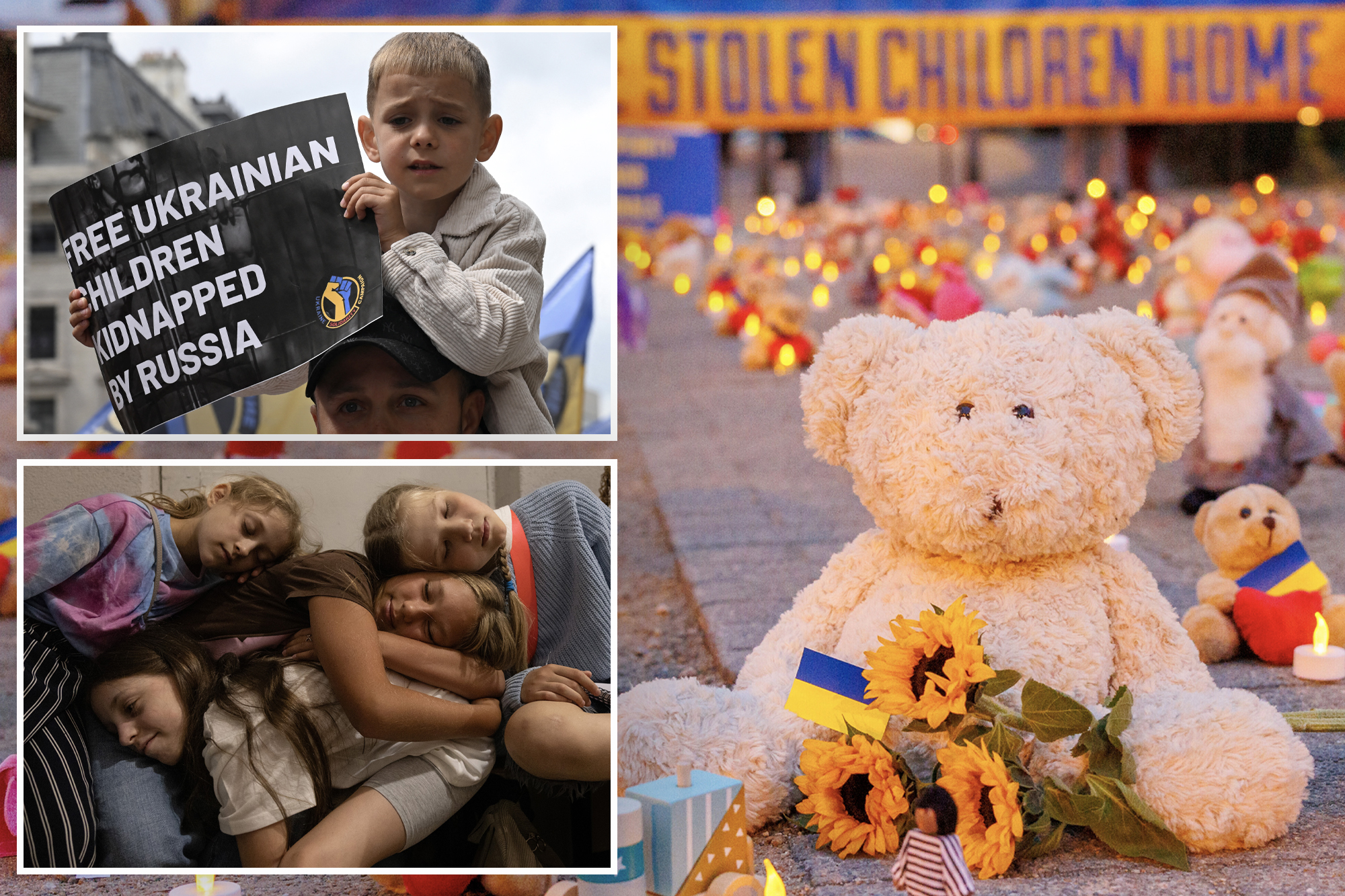 Kidnapped Ukrainian children have been taken to more than 200 Russian ...