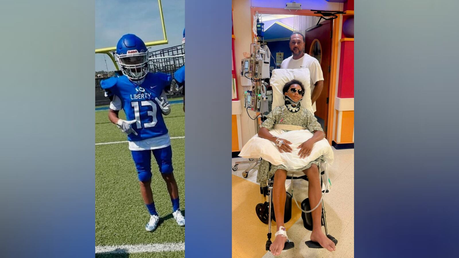 ‘Just keep fighting’: Liberty football player partially paralyzed ...