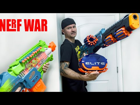 NERF WAR: Kid vs Dad SHOWDOWN!