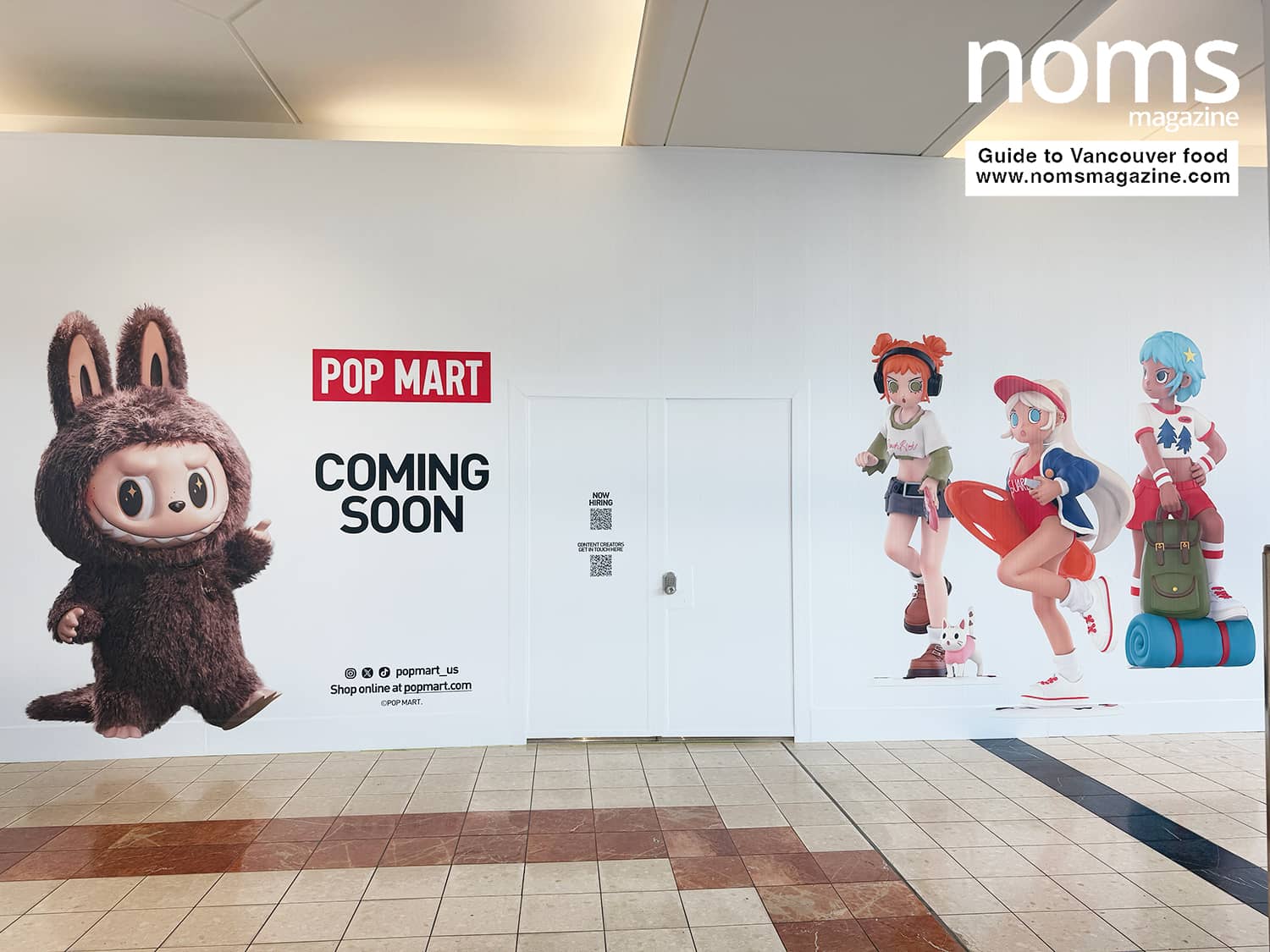 First Official Canadian Pop Mart Store Spotted Opening In Richmond Centre
