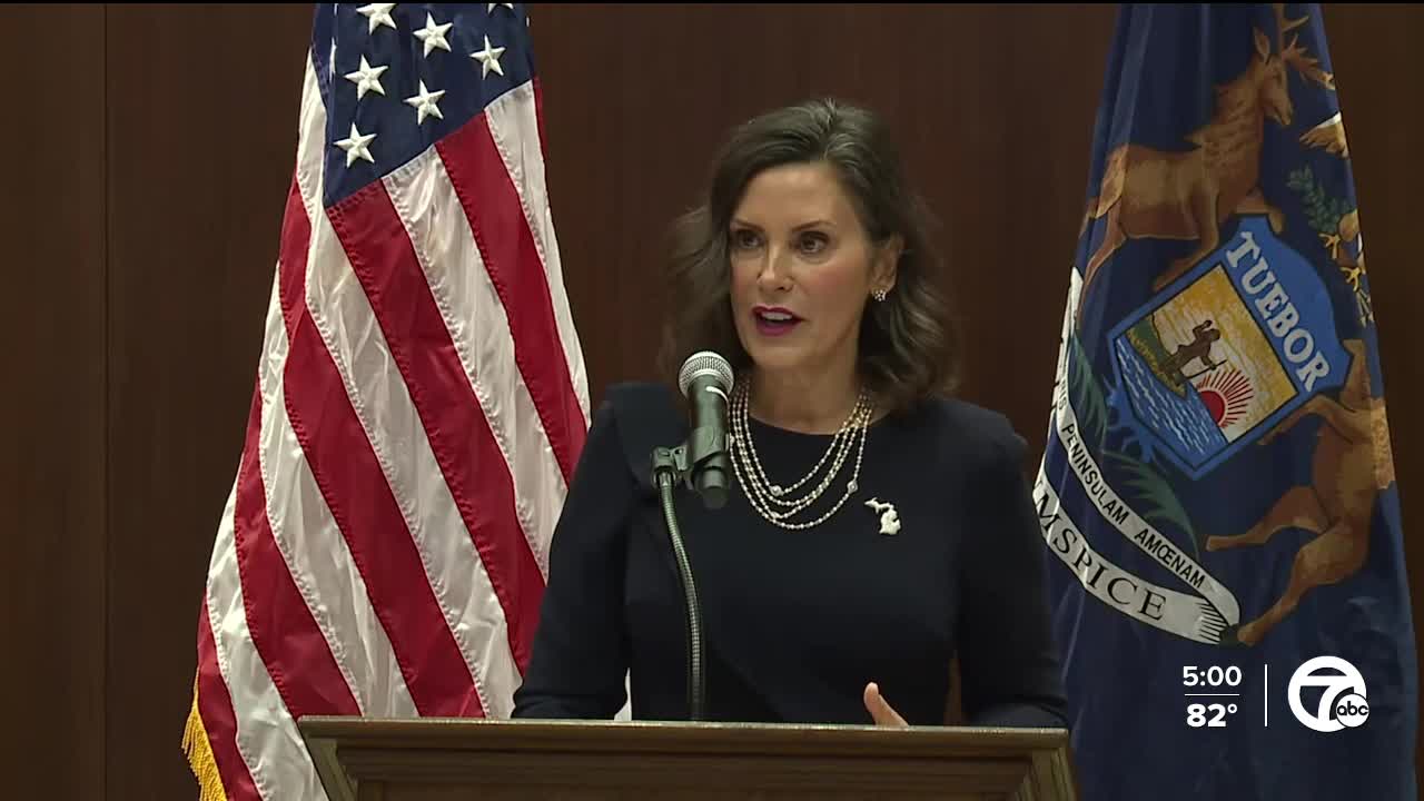 Michigan Governor Gretchen Whitmer urges lawmakers to pass a state budget