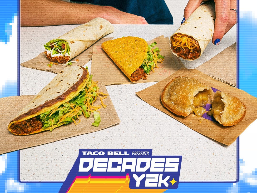 Taco Bell brought back 5 discontinued items for its new Y2K menu. I ...