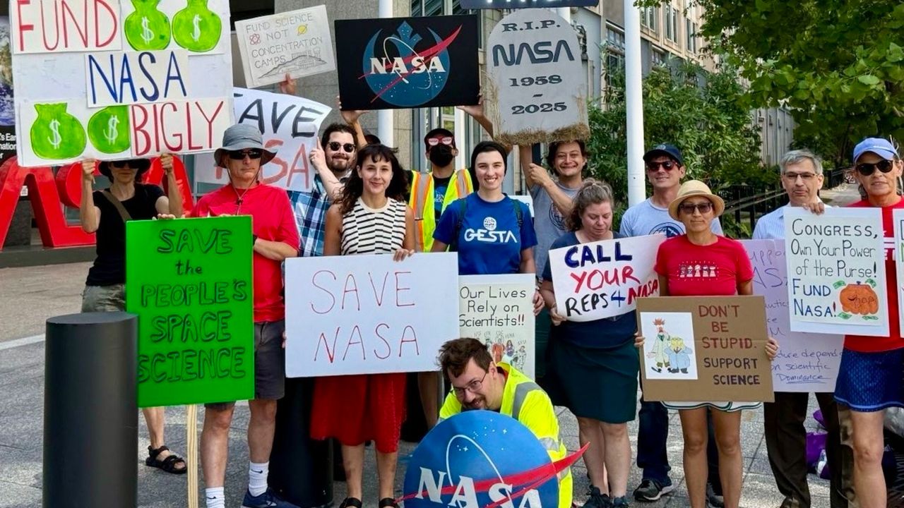 'We have to fully fund NASA': Lawmaker joins space agency employees in ...
