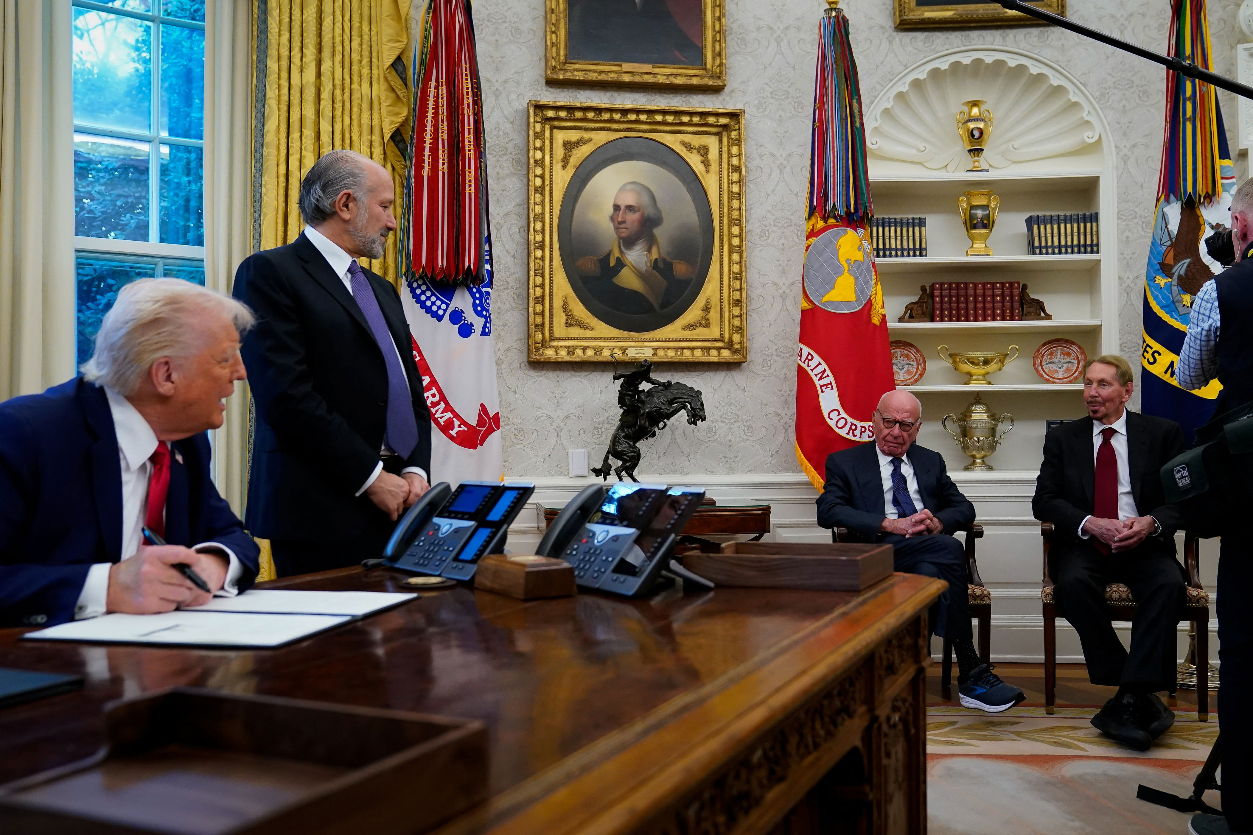 Trump’s secret ‘Hunger Games’ stunt for Vance and Rubio is leaked