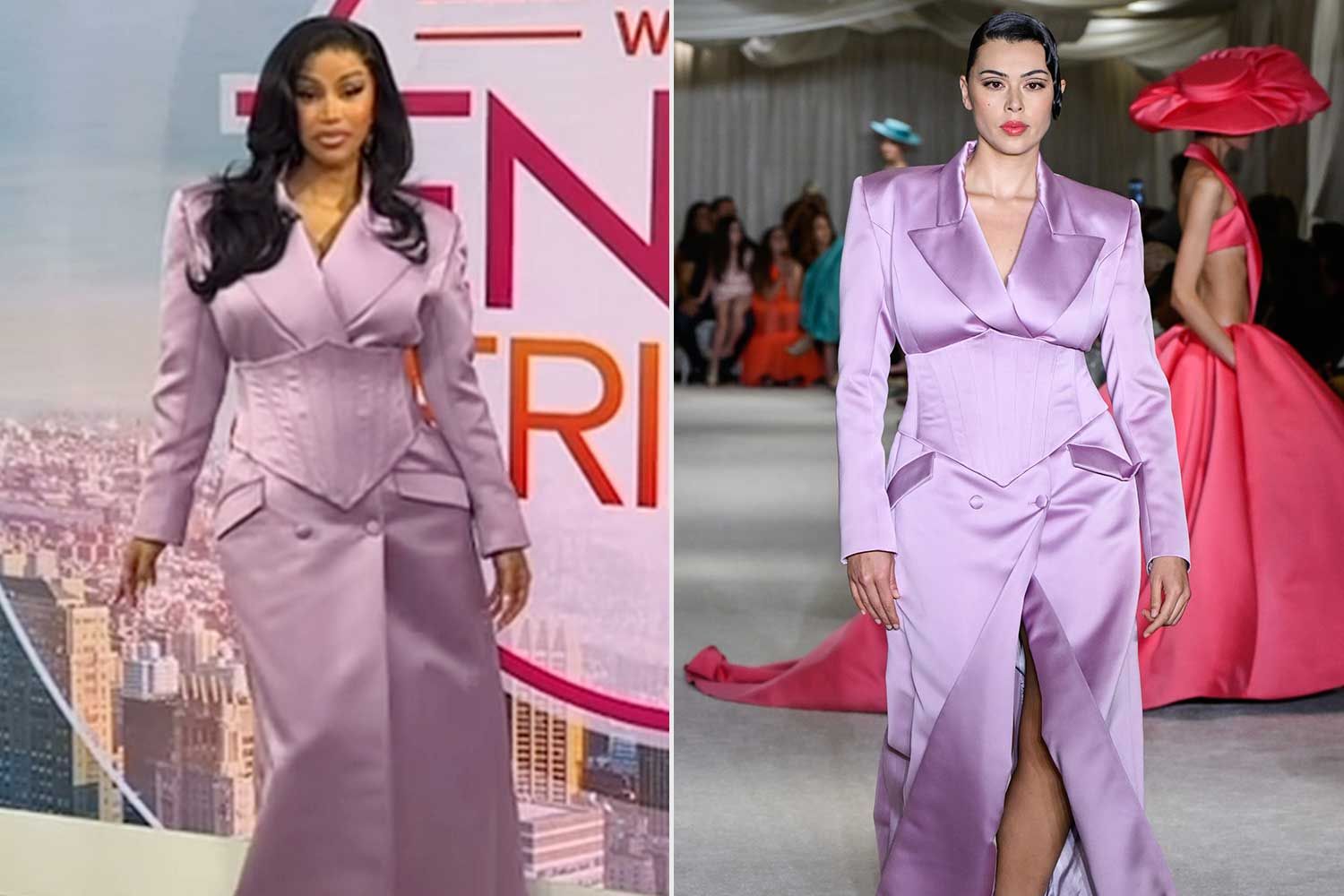 Cardi B Throws 'a Fit' in Fresh from the Runway Ensemble During Guest ...