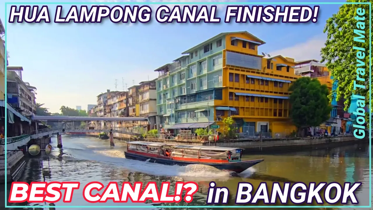 Bangkok’s Hua Lamphong Canal Is Finally Finished—See Why It’s the Best! 🇹🇭
