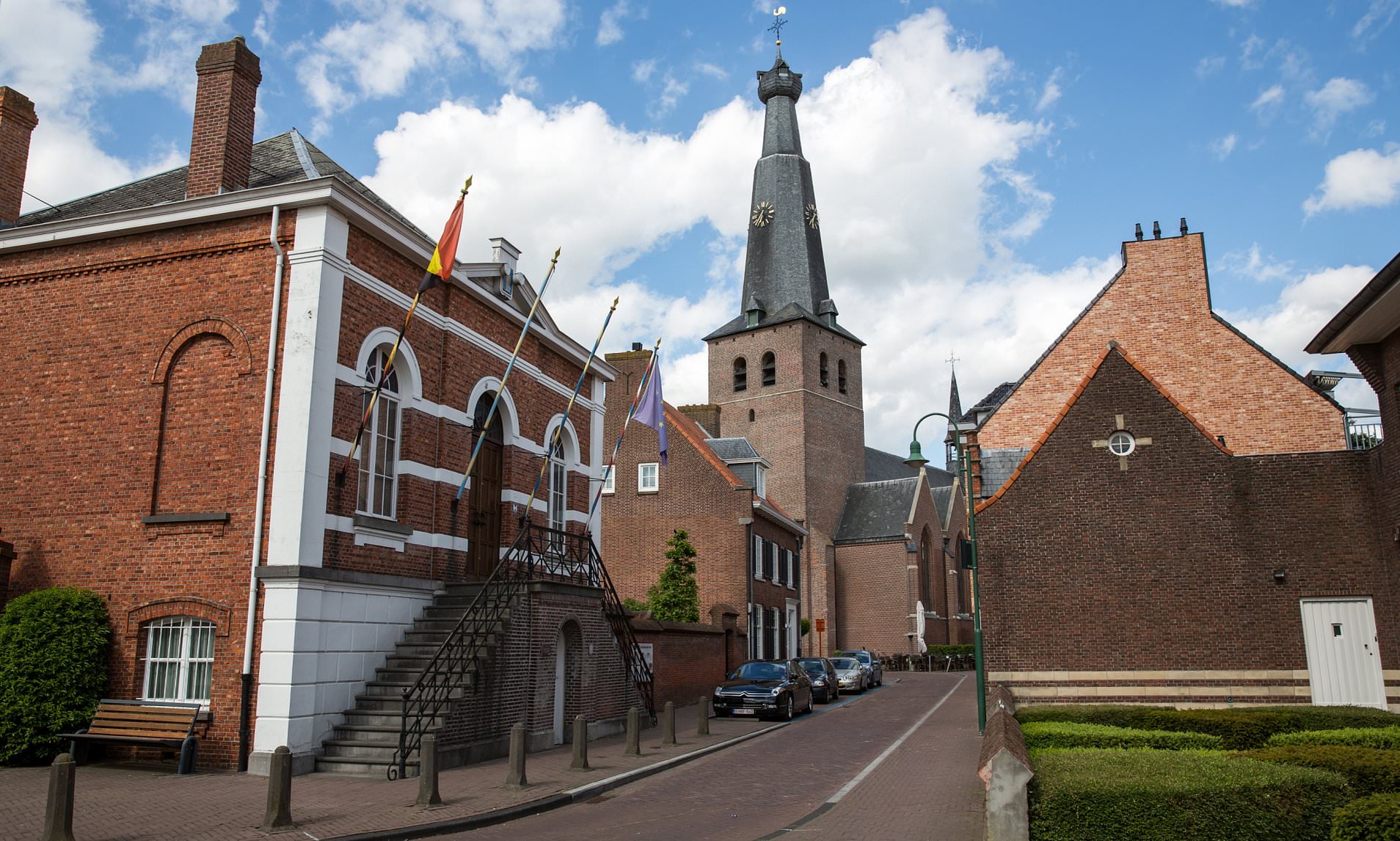 Inside the 'jigsaw' European town where a single house can be in two ...