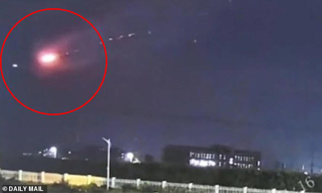 Shocking footage appears to show missile's direct hit on 'UFO' in China