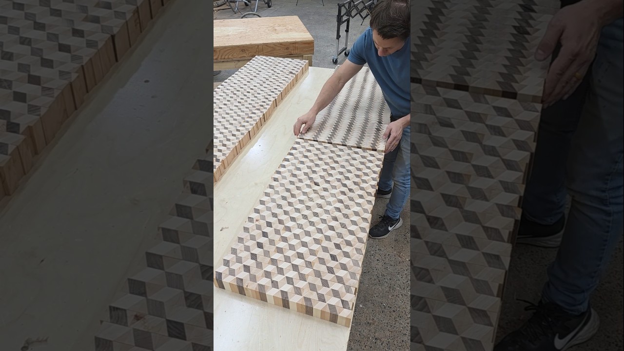 6 huge 3D cube boards - final assembly!