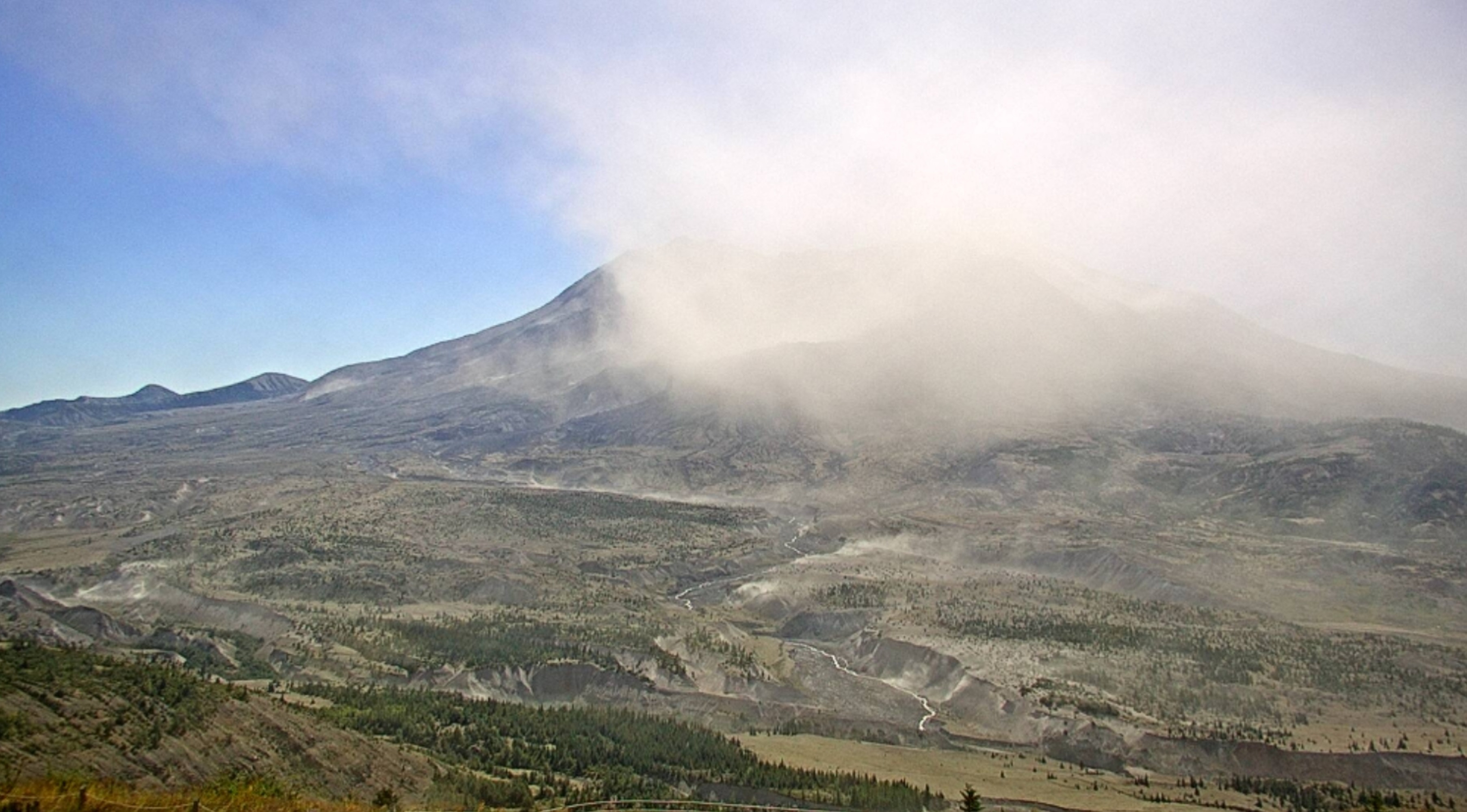 Strong winds send decades-old volcanic ash flying