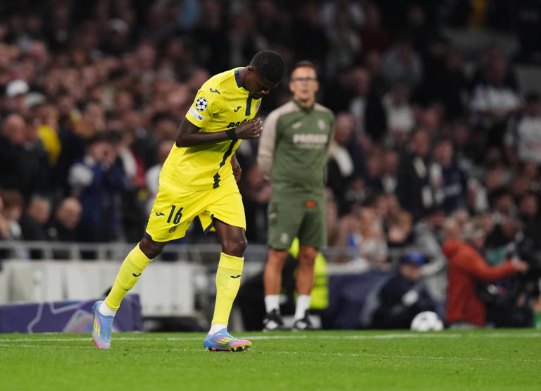 Thomas Partey on losing side as Tottenham win on Champions League return