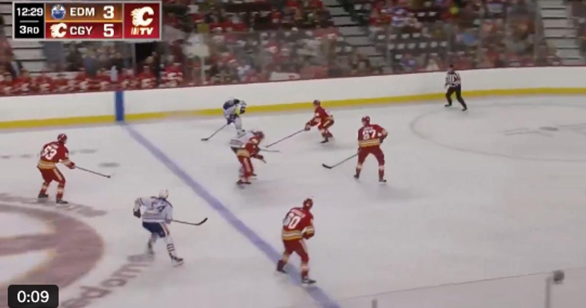 Flames taunt Oilers fans with a hilarious McDavid chant last night