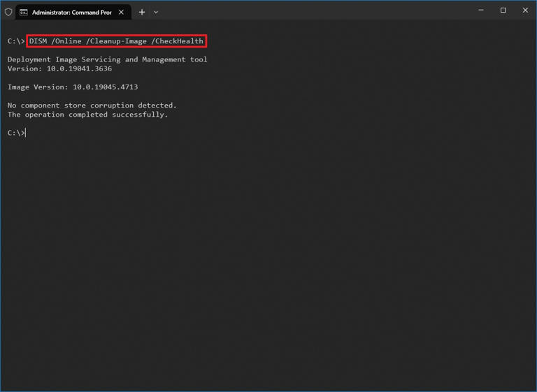 How to use DISM command tool to repair Windows 10 image