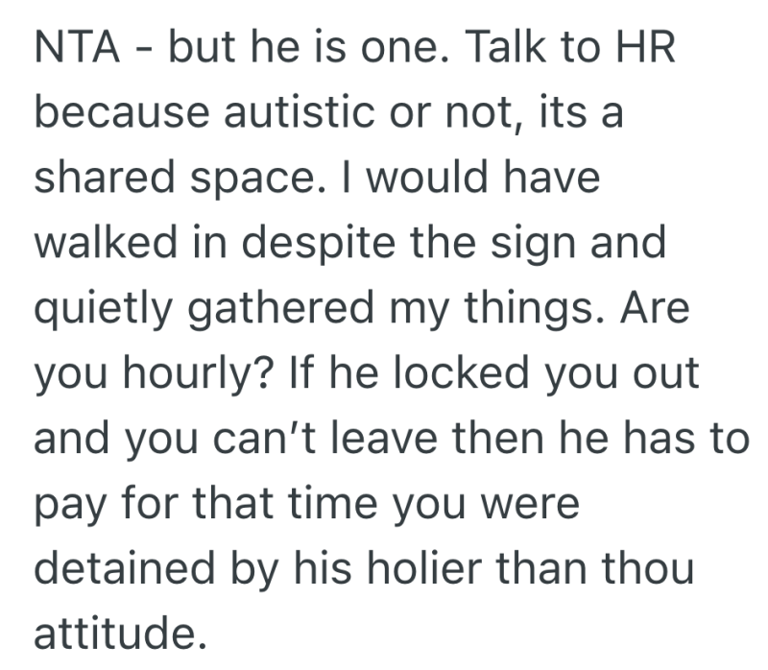 Coworker Posts “Do Not Disturb” Sign, And When Employee Enters To Grab ...