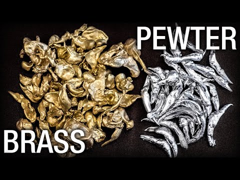 White bronze water casting experiment