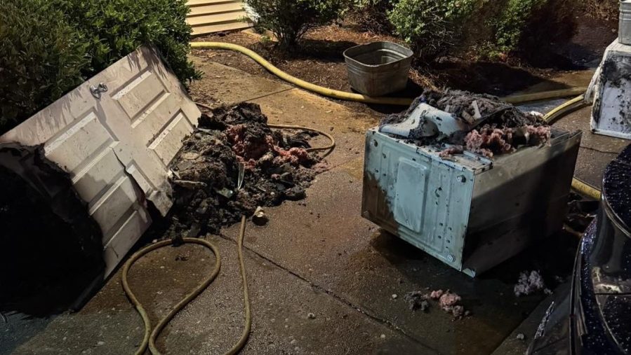 PHOTOS: Firefighters battle flames that sparked in Chesterfield home’s ...